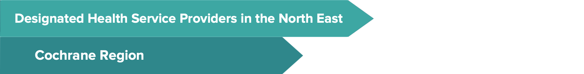 Designated Health Service Providers in the North East- Cochrane Region ...